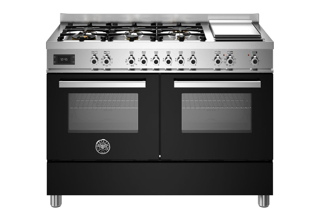 Bertazzoni Professional 120cm Range Cooker Twin Oven Dual Fuel ...