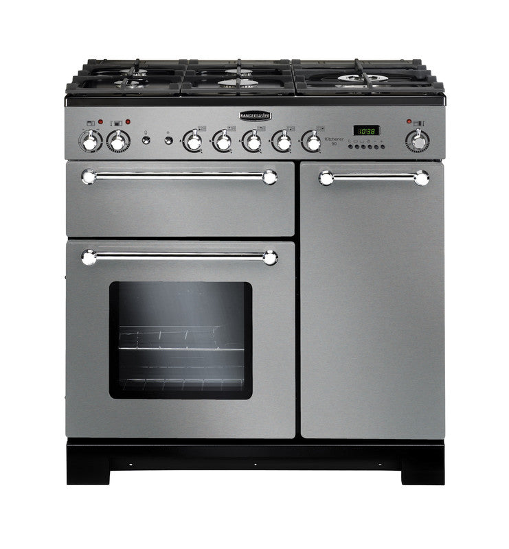 Rangemaster KCH90NGFSS/C Kitchener 90cm All Gas Range Cooker (Cancelle ...